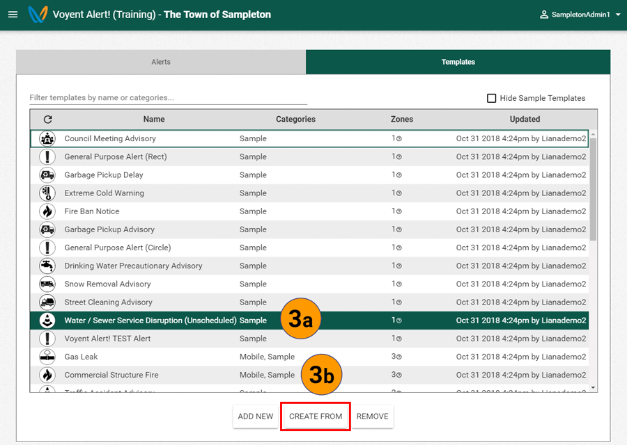 Creating a New Template - Voyent Alert!